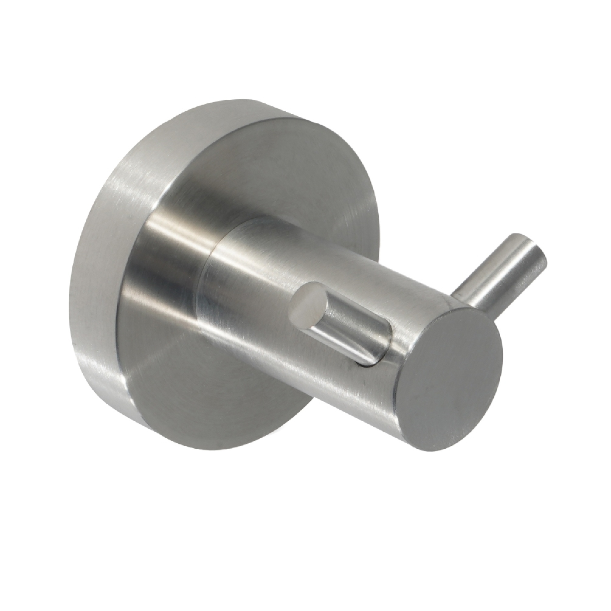 JTP Inox Brushed Stainless Steel Double Robe Hook | Sanctuary